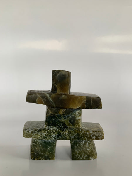 Inukshuk - Inuit Soapstone Carving – Héritage Gallery