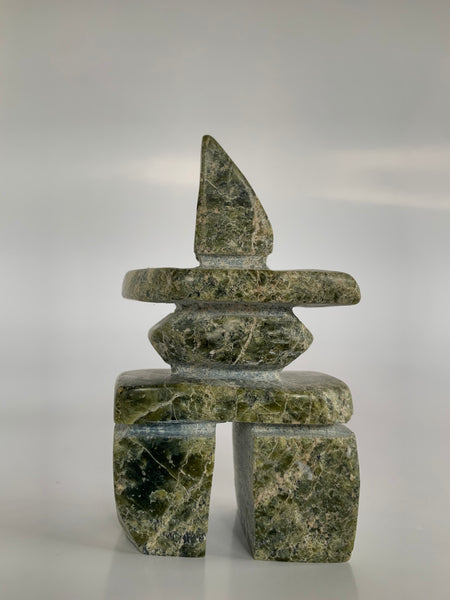 Inukshuk - Inuit Soapstone Carving – Héritage Gallery